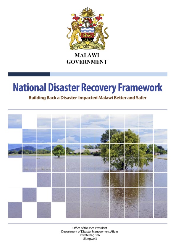 Malawi: National disaster recovery framework | UNW WRD Knowledge Hub